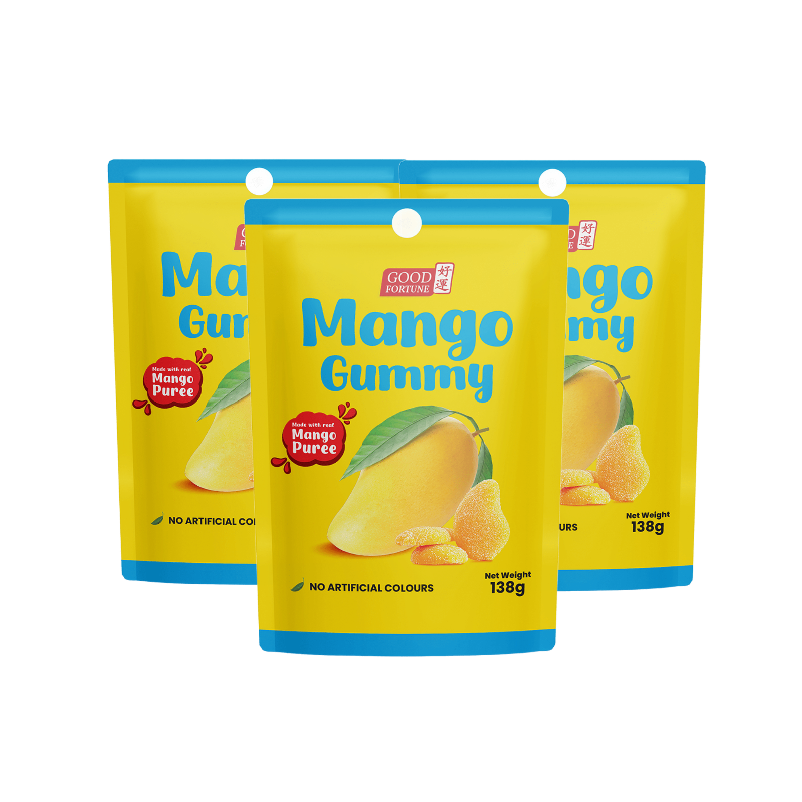 Good Fortune Gummy 138G x 3 Packs (Mango) Bundle Sales – PSC e-store